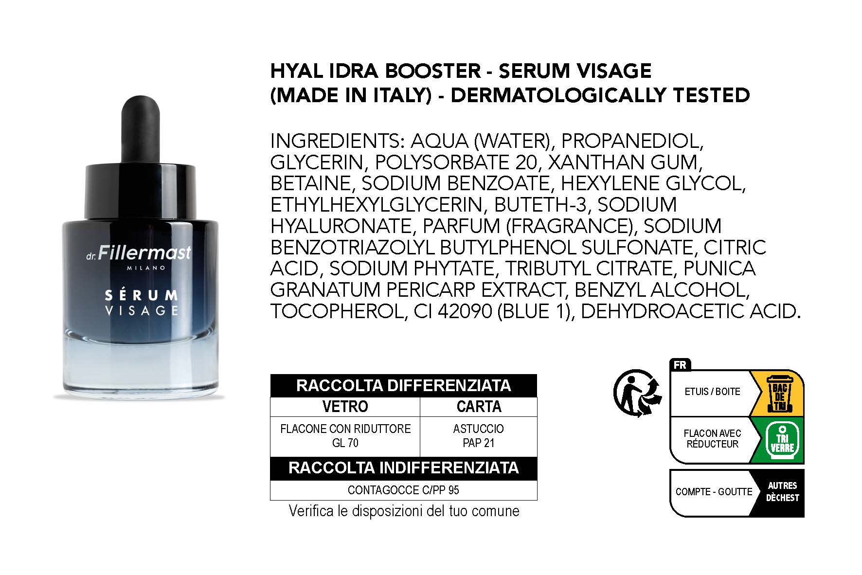 Hyal Idra Booster: siero acido ialuronico 3 pesi molecolari